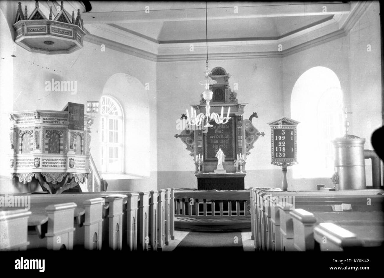 A photograph of Hoby Church from the KMB collection, highlighting its ...