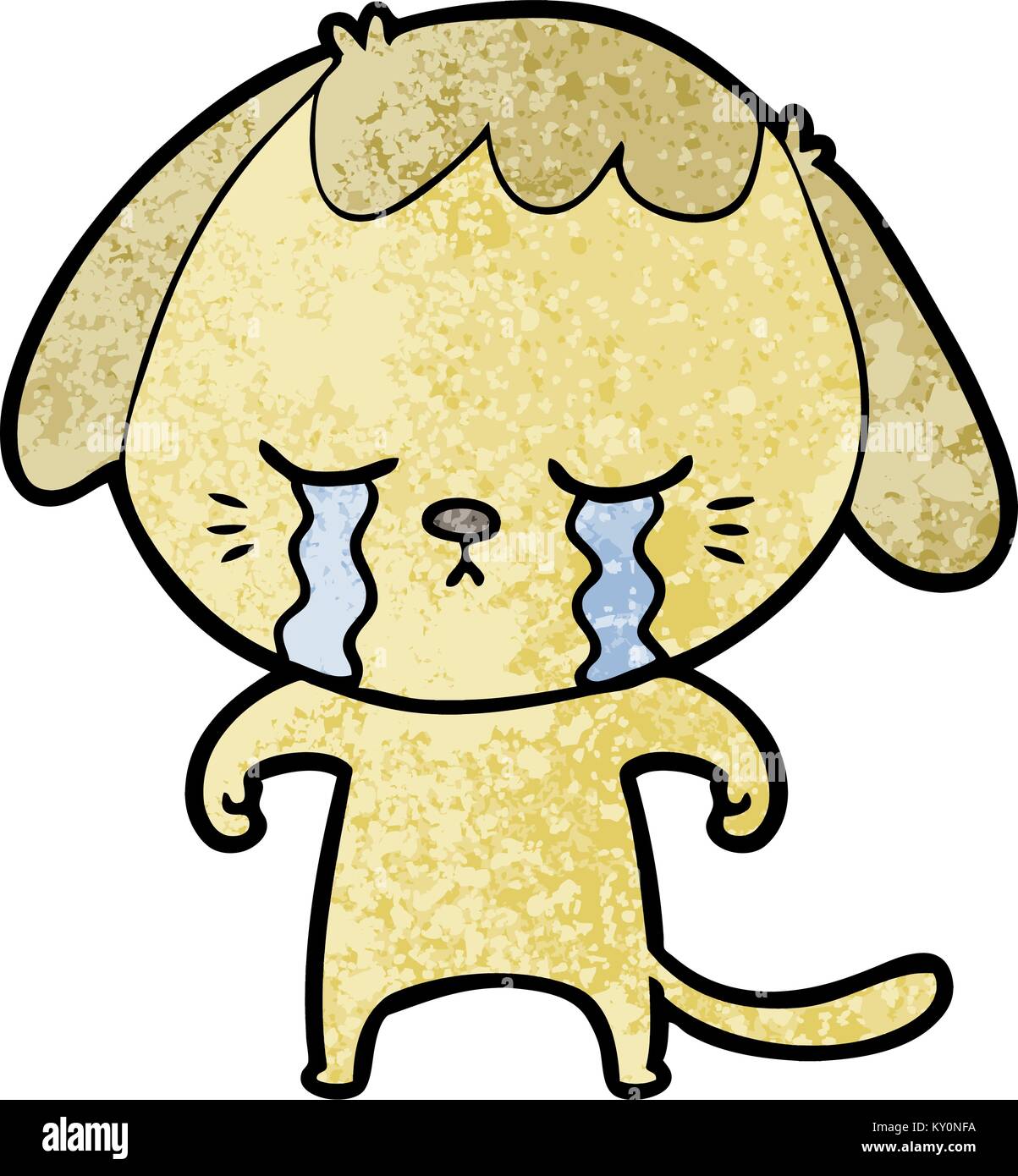 cartoon crying dog Stock Vector Image & Art - Alamy