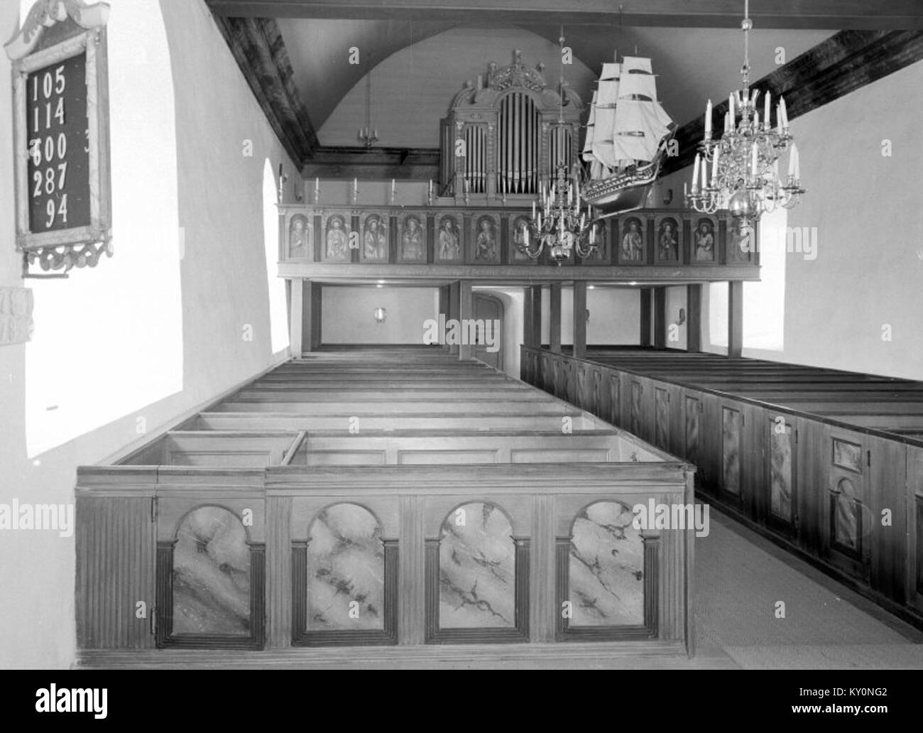 A historical photograph of Hölta Church in Sweden, showcasing its ...