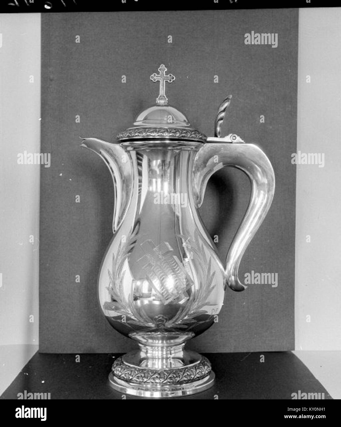 A preserved photograph of Hölta Church in Sweden, maintained by the ...