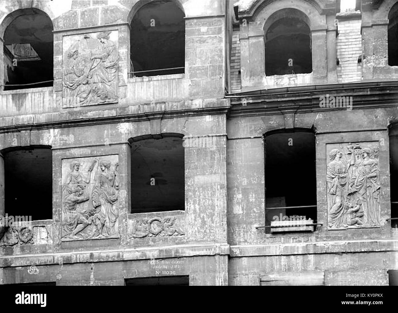 Former building in art Black and White Stock Photos & Images - Alamy