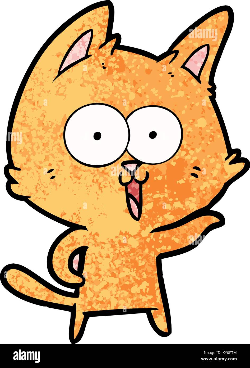funny cartoon cat Stock Vector Image & Art - Alamy
