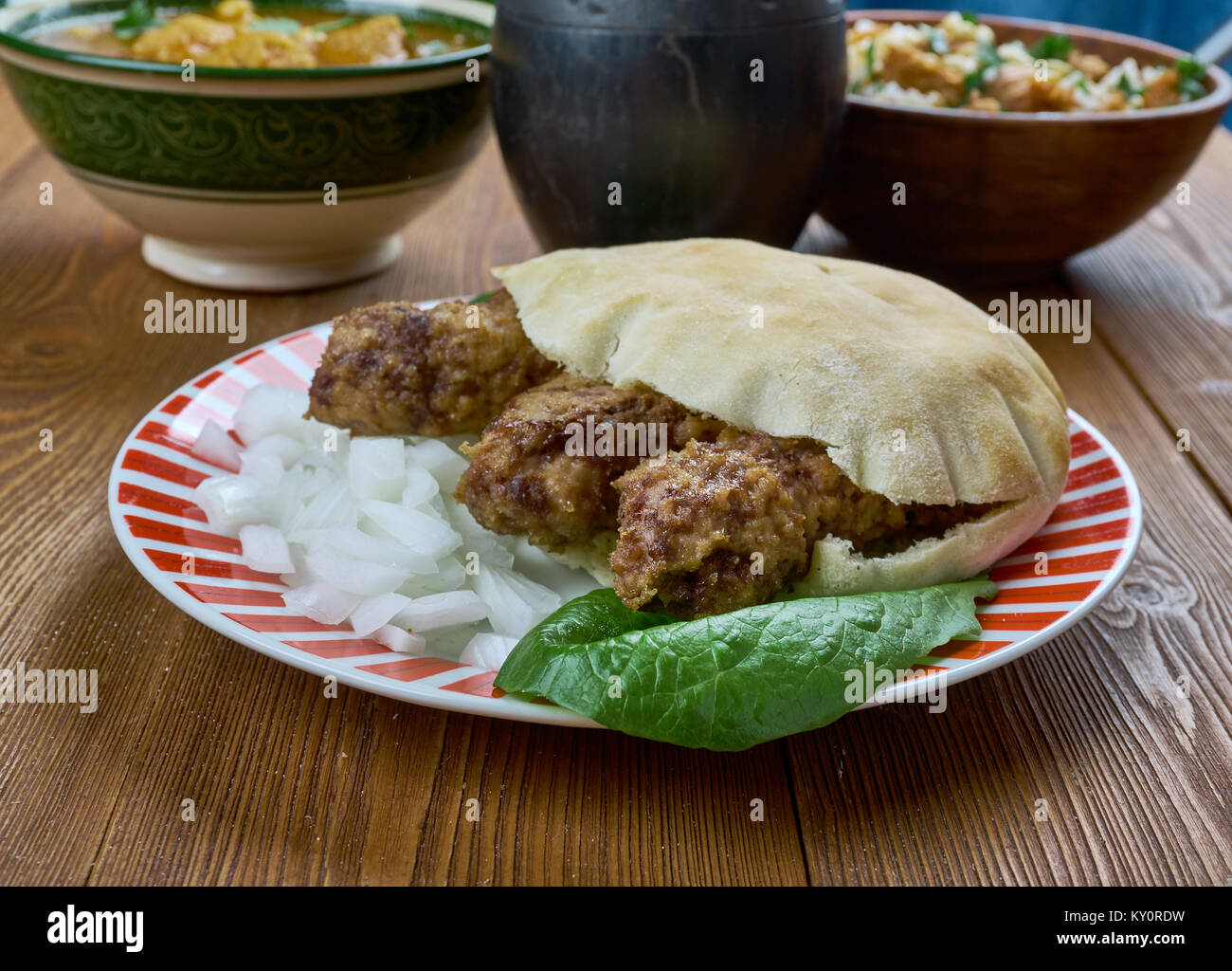 Cevapi - rilled dish of minced meat, a type of skinless sausage ...