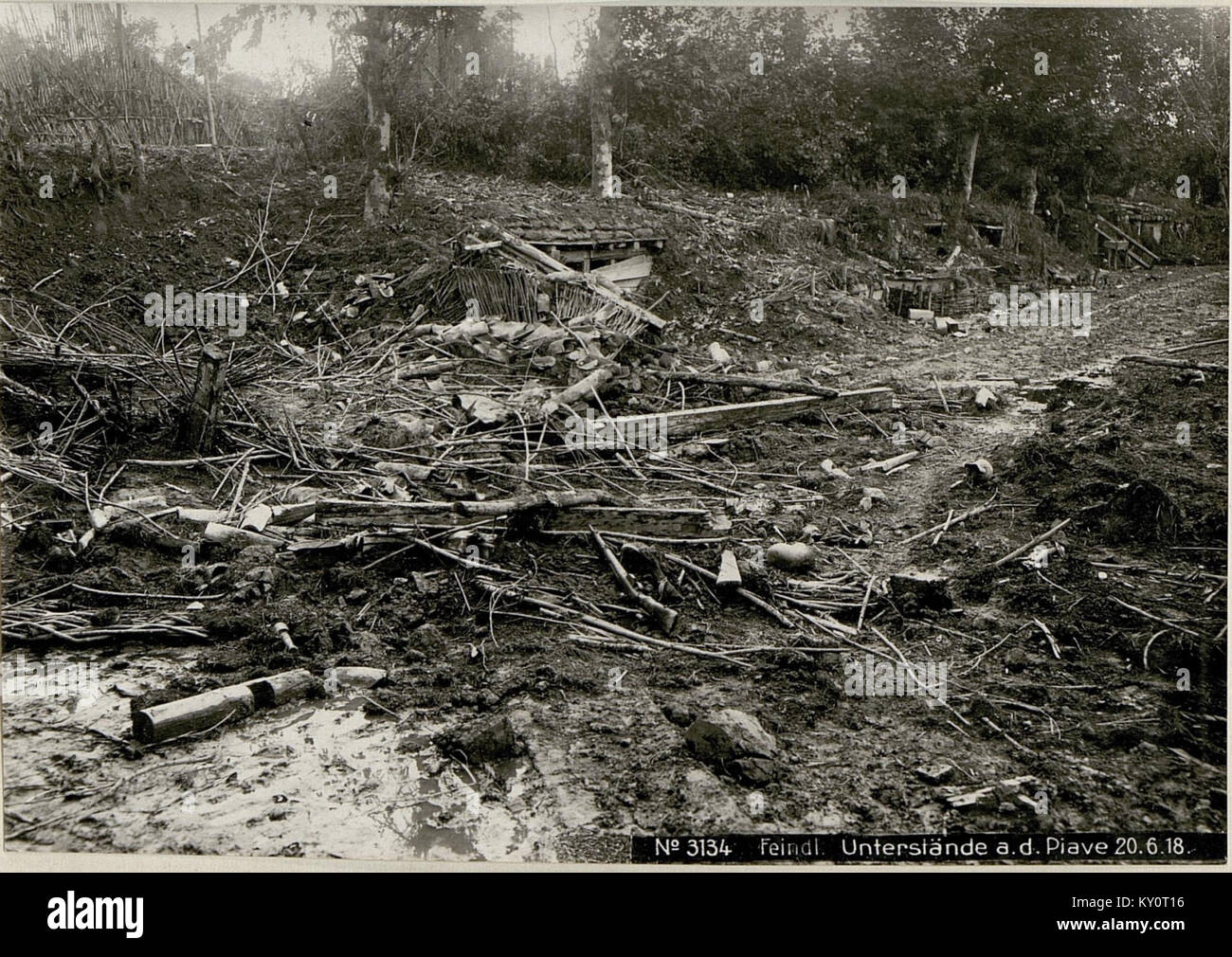 The image from June 20, 1918, depicts the aftermath of the Battle of ...