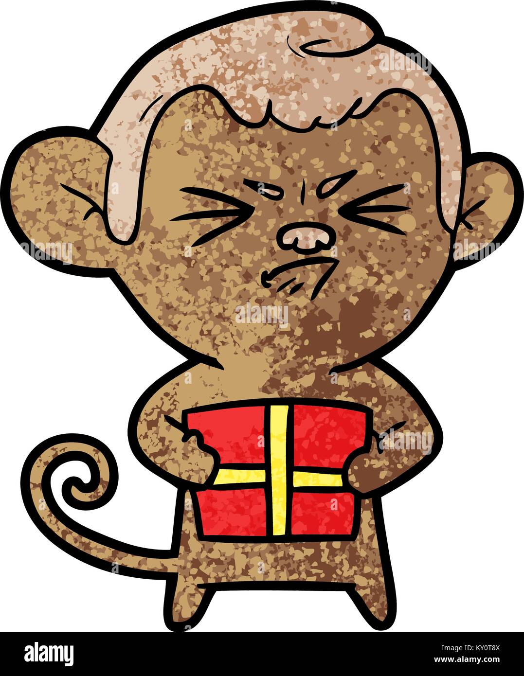 cartoon angry monkey Stock Vector Image & Art - Alamy