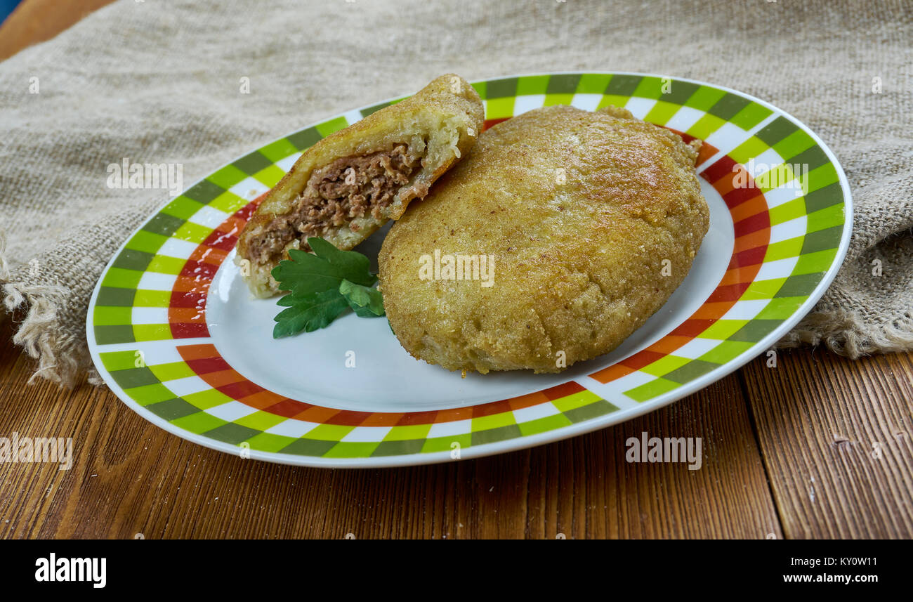 Kalduny - stuffed dumplings made of unleavened dough in Belarusian ...
