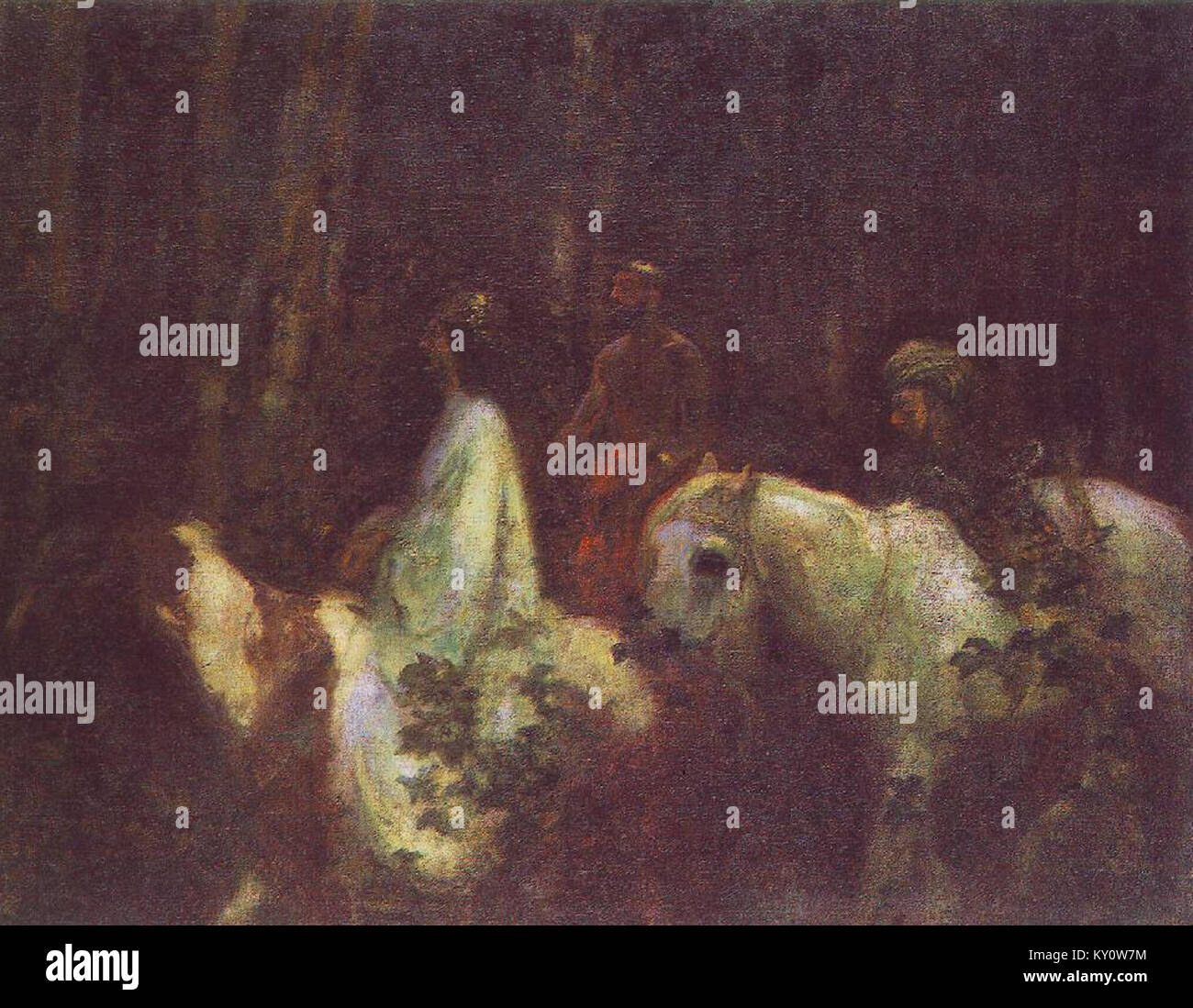 Károly Ferenczy’s 1898 painting 'The Three Magi' depicts the Biblical ...