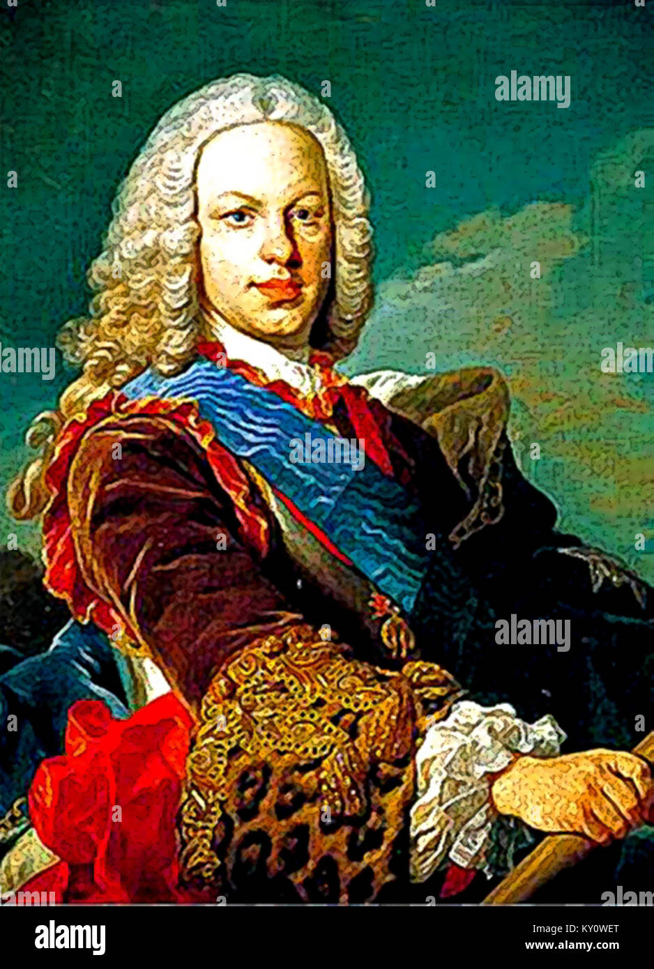 Fernando VI rey de España Stock Photo - Alamy