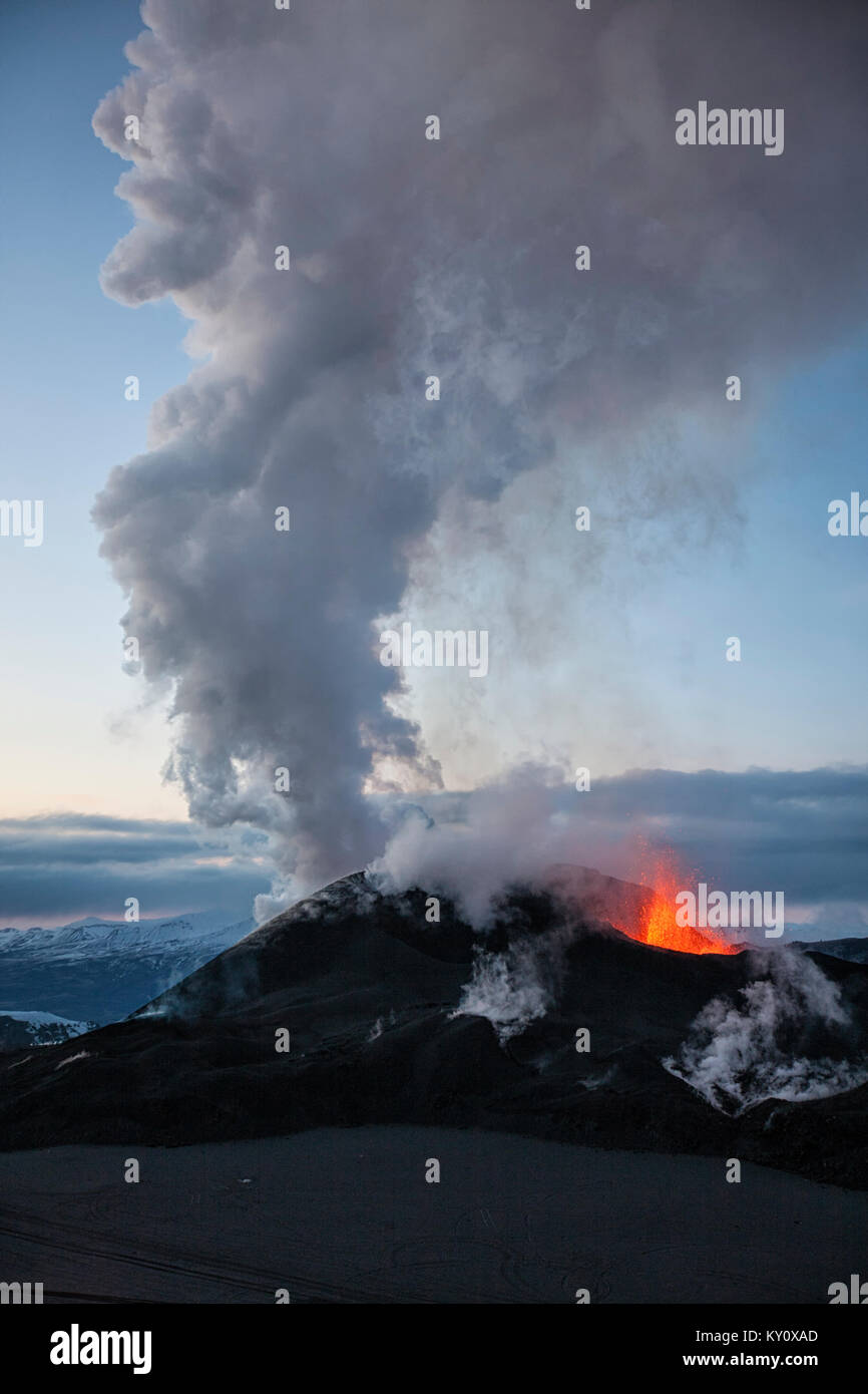 Volcano eruption in Eyjafjallajokull in Iceland Stock Photo - Alamy