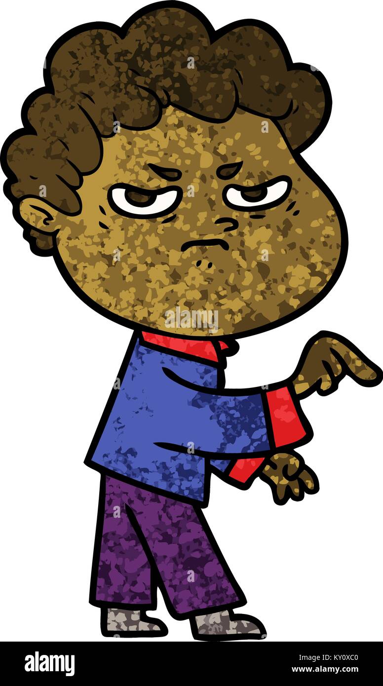 cartoon angry man Stock Vector Image & Art - Alamy