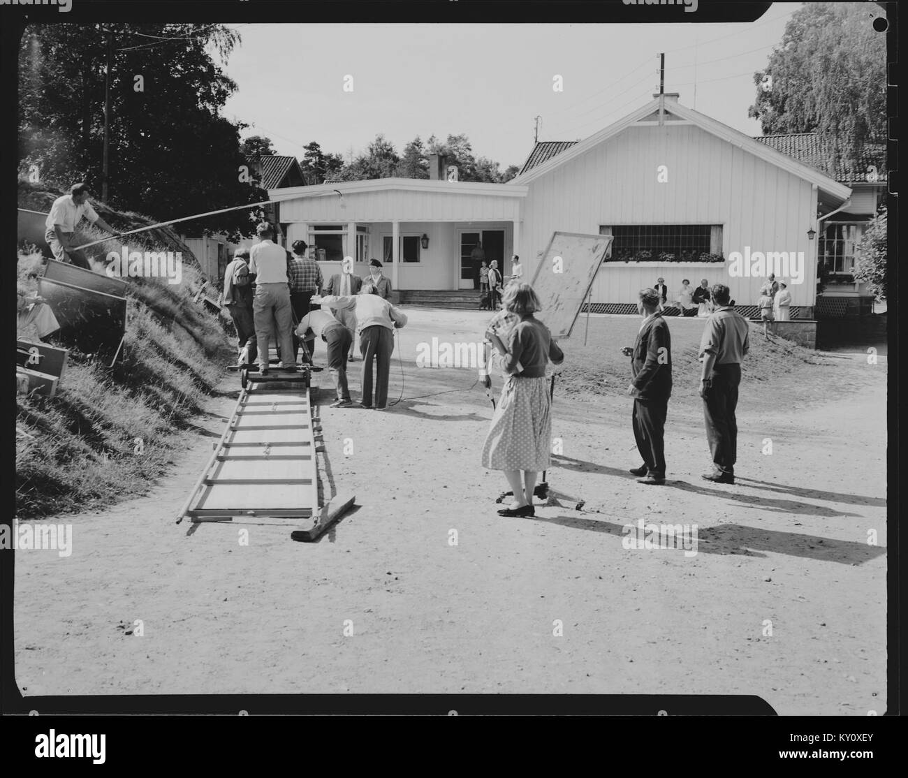 A film recording at Hankø, Norway, documented in the National Library ...