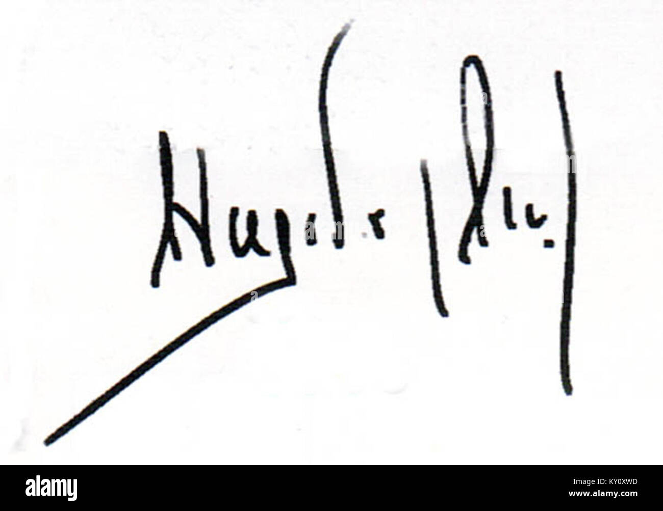 Firma de Hugo Napoleão do Rego Neto Stock Photo - Alamy