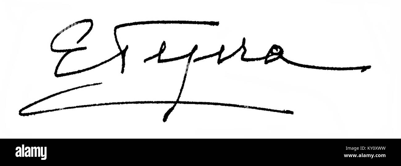 Firma Enrique Tejera París Stock Photo - Alamy