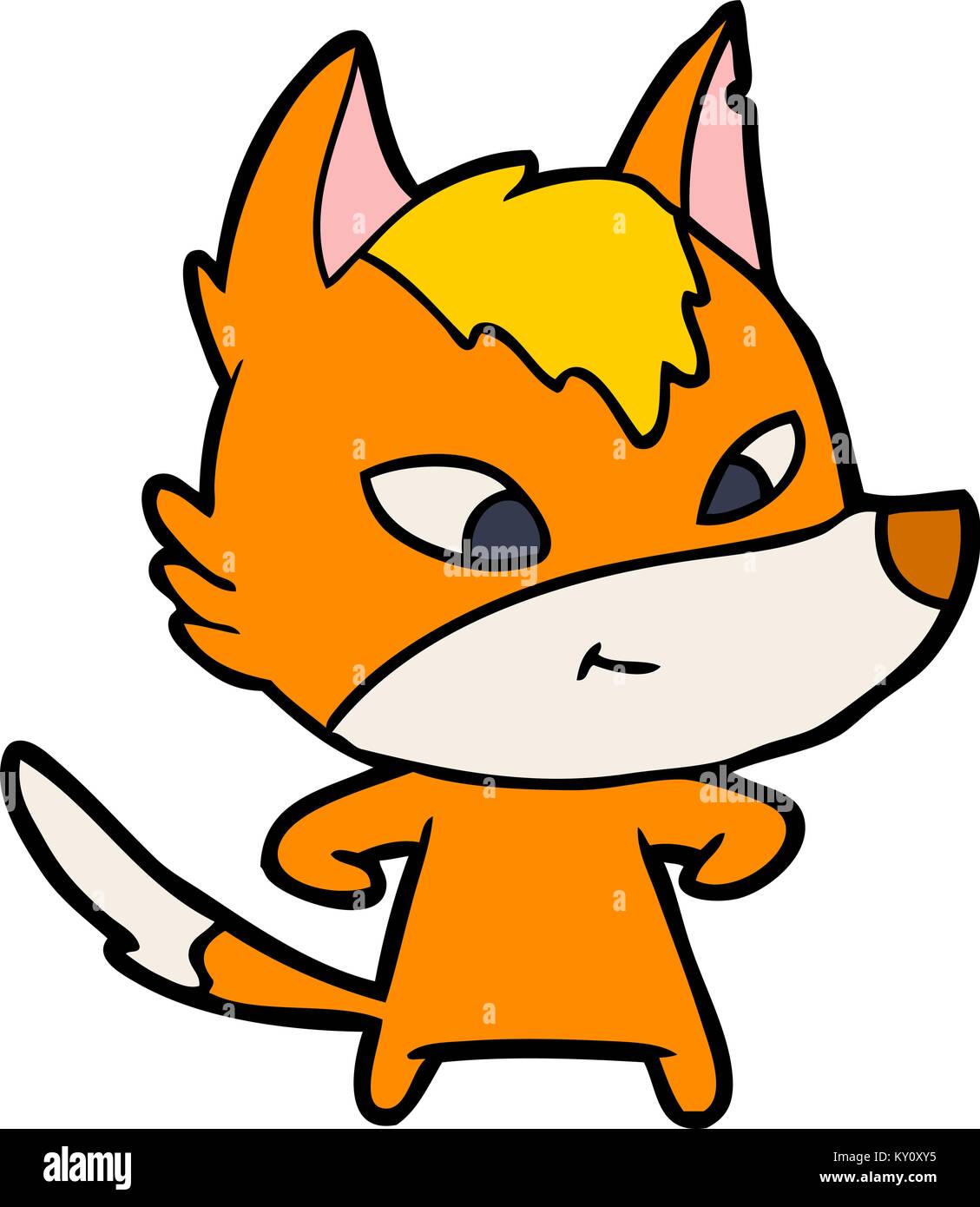 fox cartoon character Stock Vector Image & Art - Alamy
