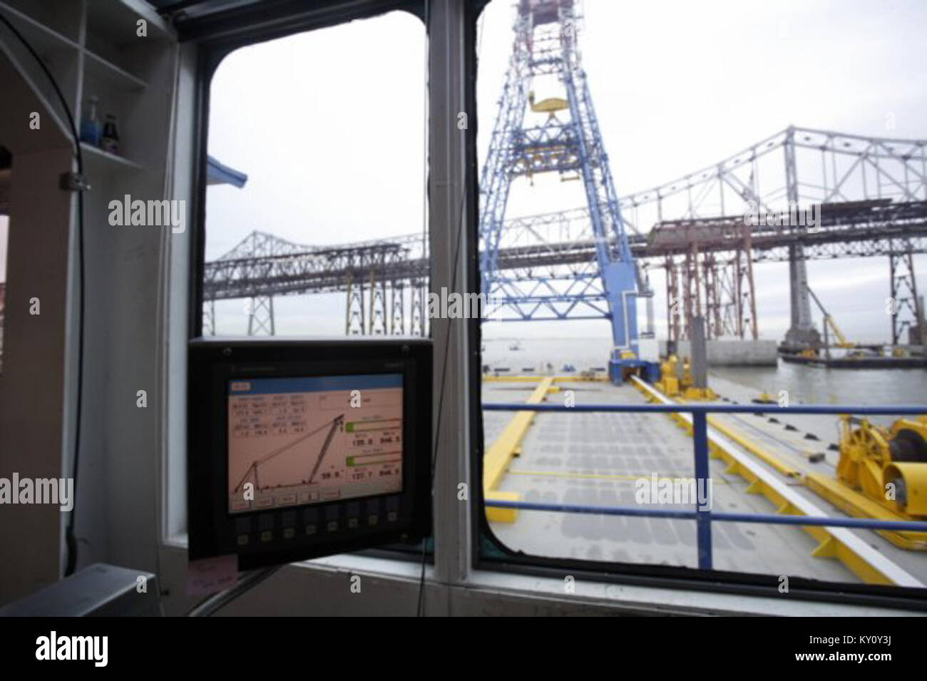 First Steel (D 074) Operator View Stock Photo - Alamy