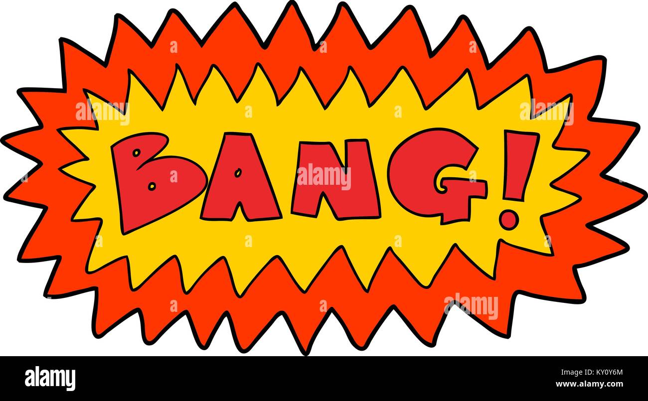 cartoon bang symbol Stock Vector Image & Art - Alamy
