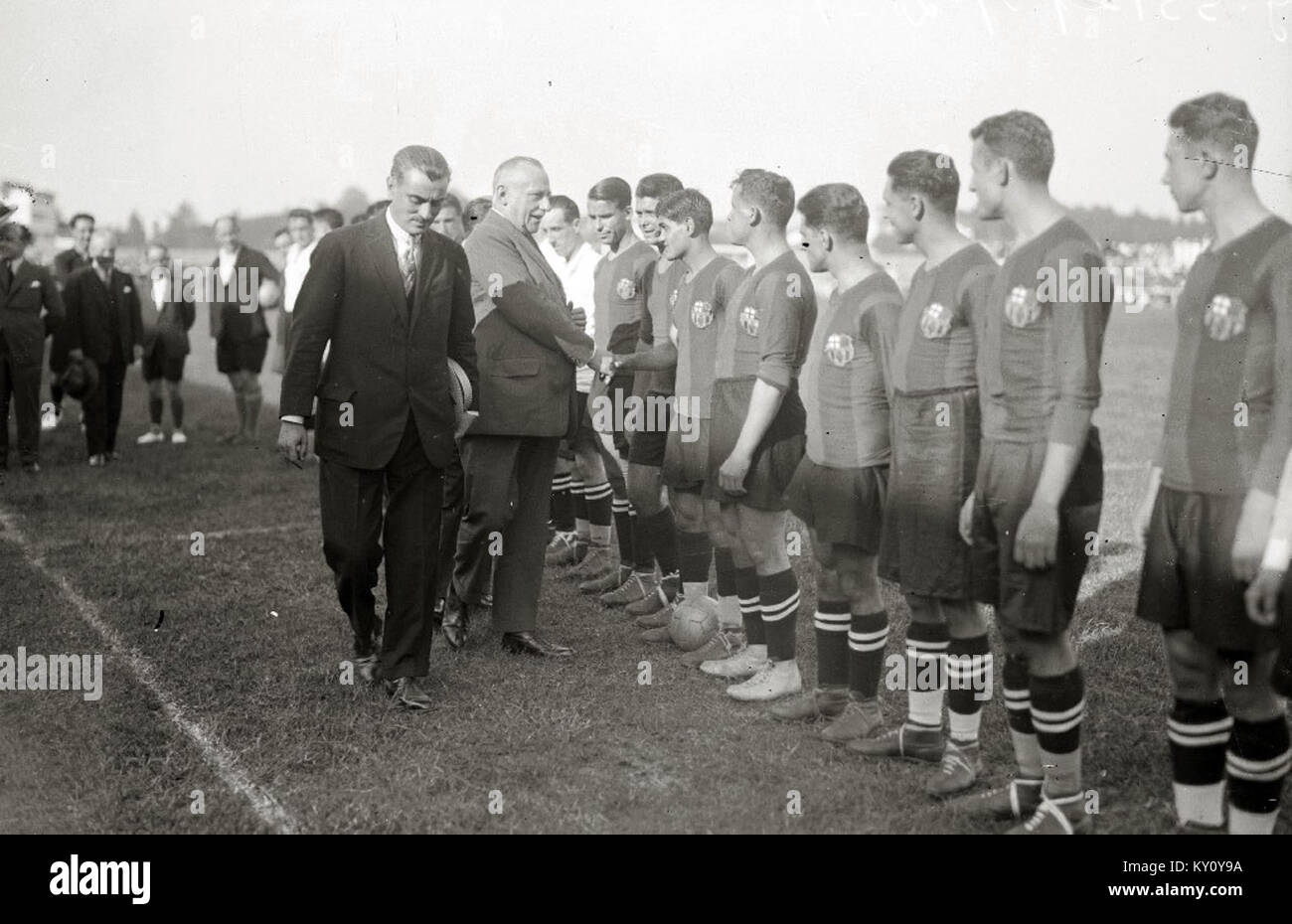 Scenes from the inauguration of the Gal Stadium in Irun, Spain ...