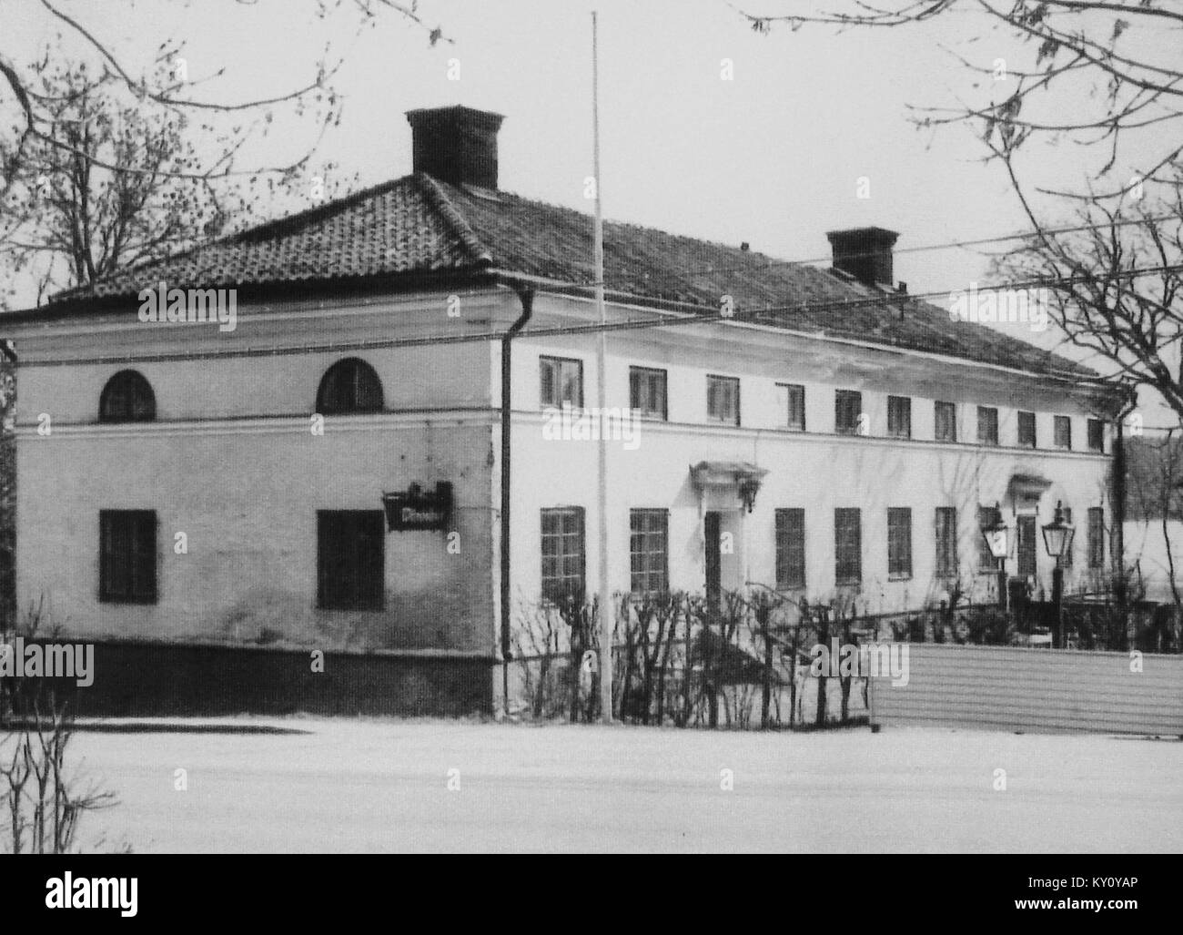 Fittja värdshusflygeln 1960-tal Stock Photo - Alamy