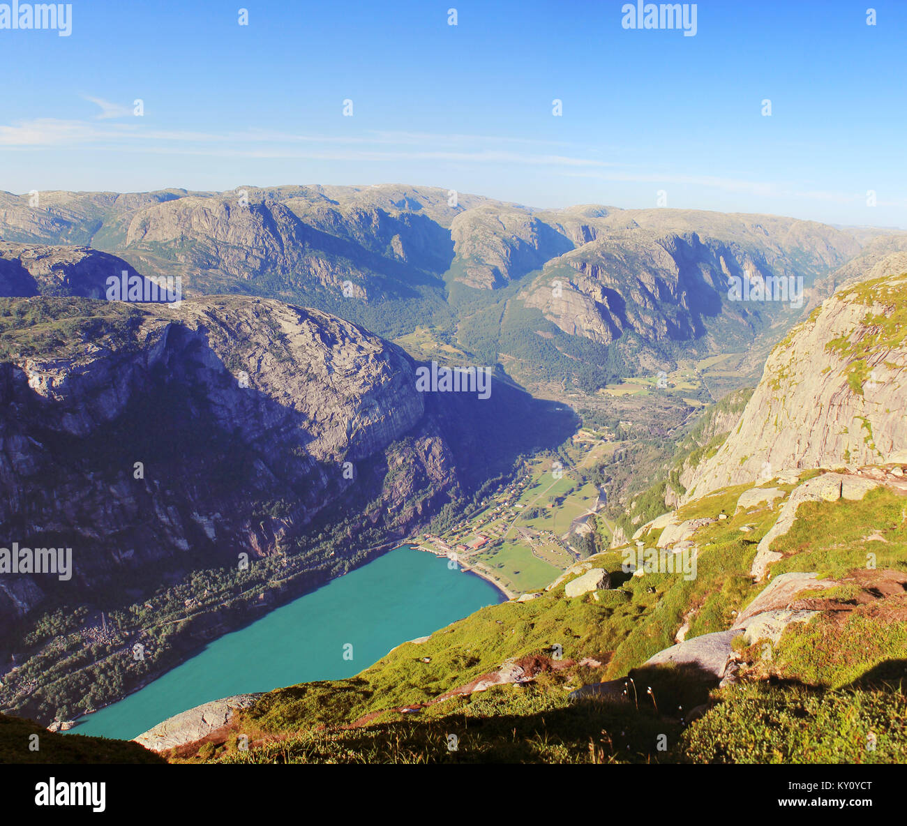 Lysebotn fjord hi-res stock photography and images - Alamy