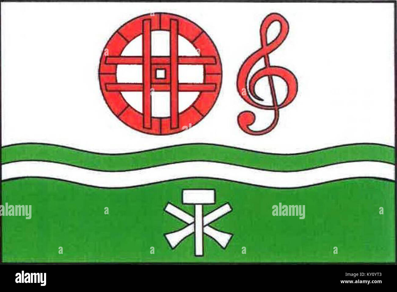 The *Flag of Hudcice* represents the identity and heritage of the Czech ...
