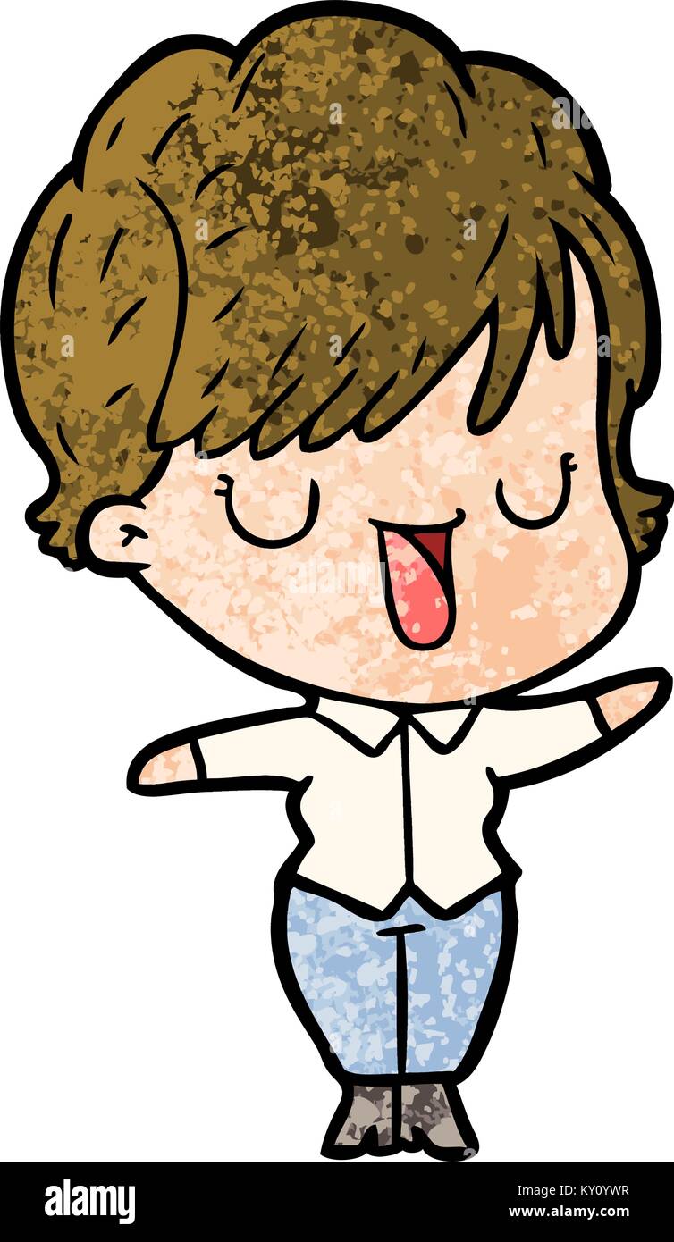 cartoon woman talking Stock Vector Image & Art - Alamy