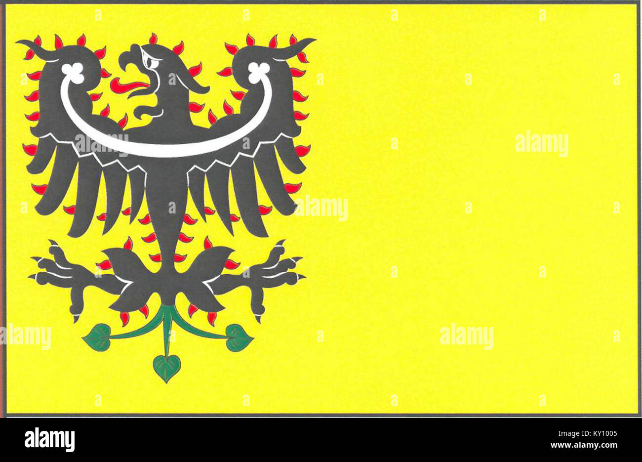 Flag of Zlonín Stock Photo - Alamy