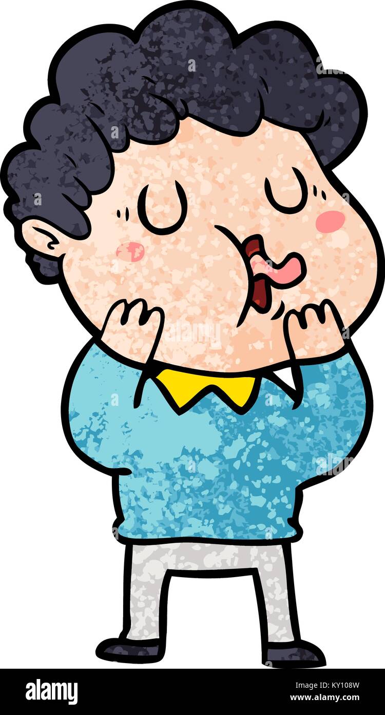 cartoon man singing Stock Vector Image & Art - Alamy