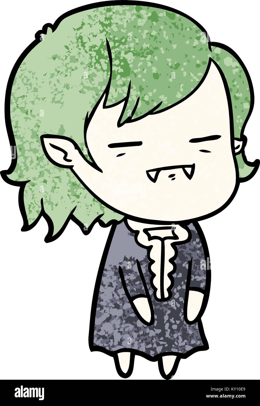 cartoon undead vampire girl Stock Vector Image & Art - Alamy