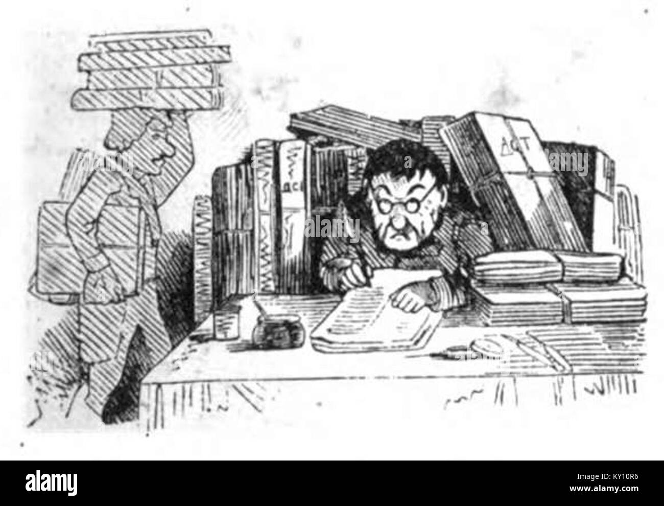 An image from the 19th-century German satirical magazine Fliegende ...