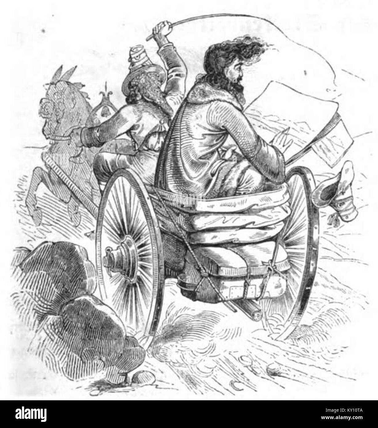 Illustration from the German satirical publication 'Fliegende Blätter ...