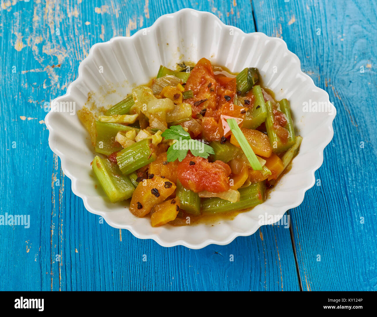 Daraba - vegetable stew, cuisine of Chad, African cuisine Stock Photo ...