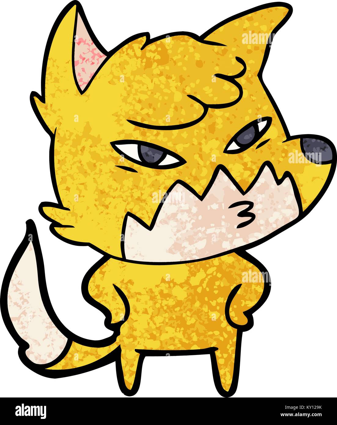 clever cartoon fox Stock Vector Image & Art - Alamy