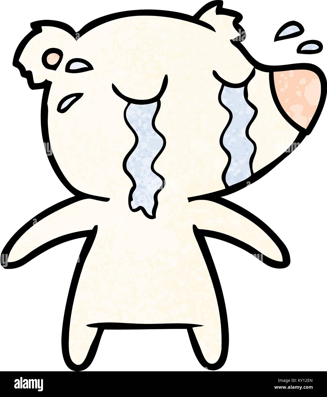cartoon crying polar bear Stock Vector Image & Art - Alamy