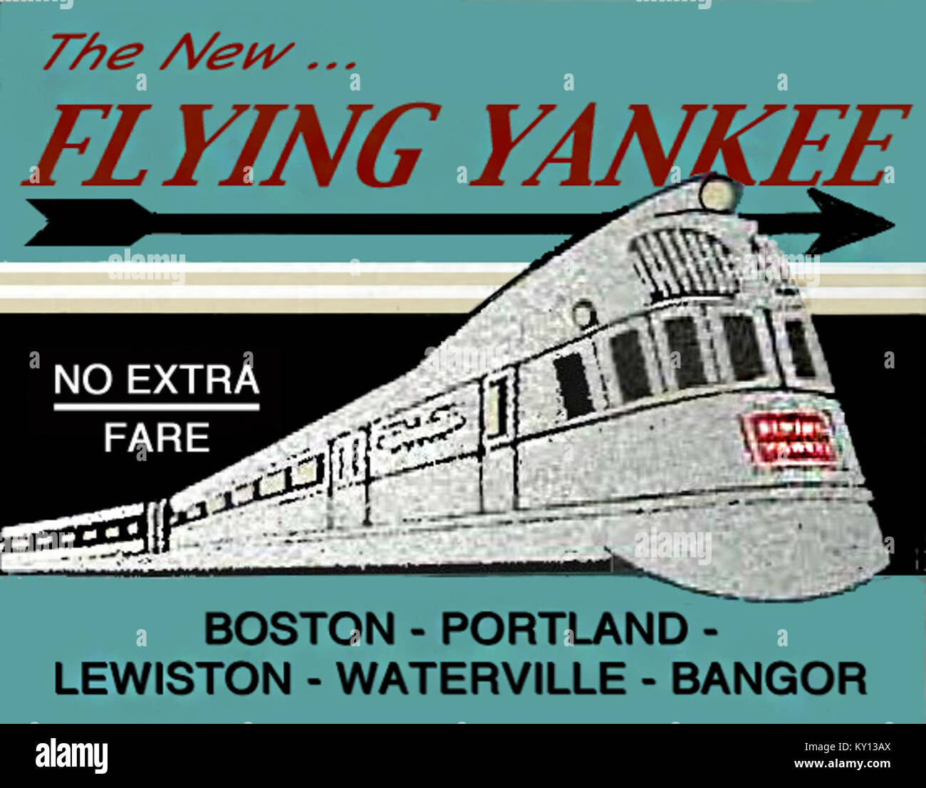 Flying yankee train hi-res stock photography and images - Alamy