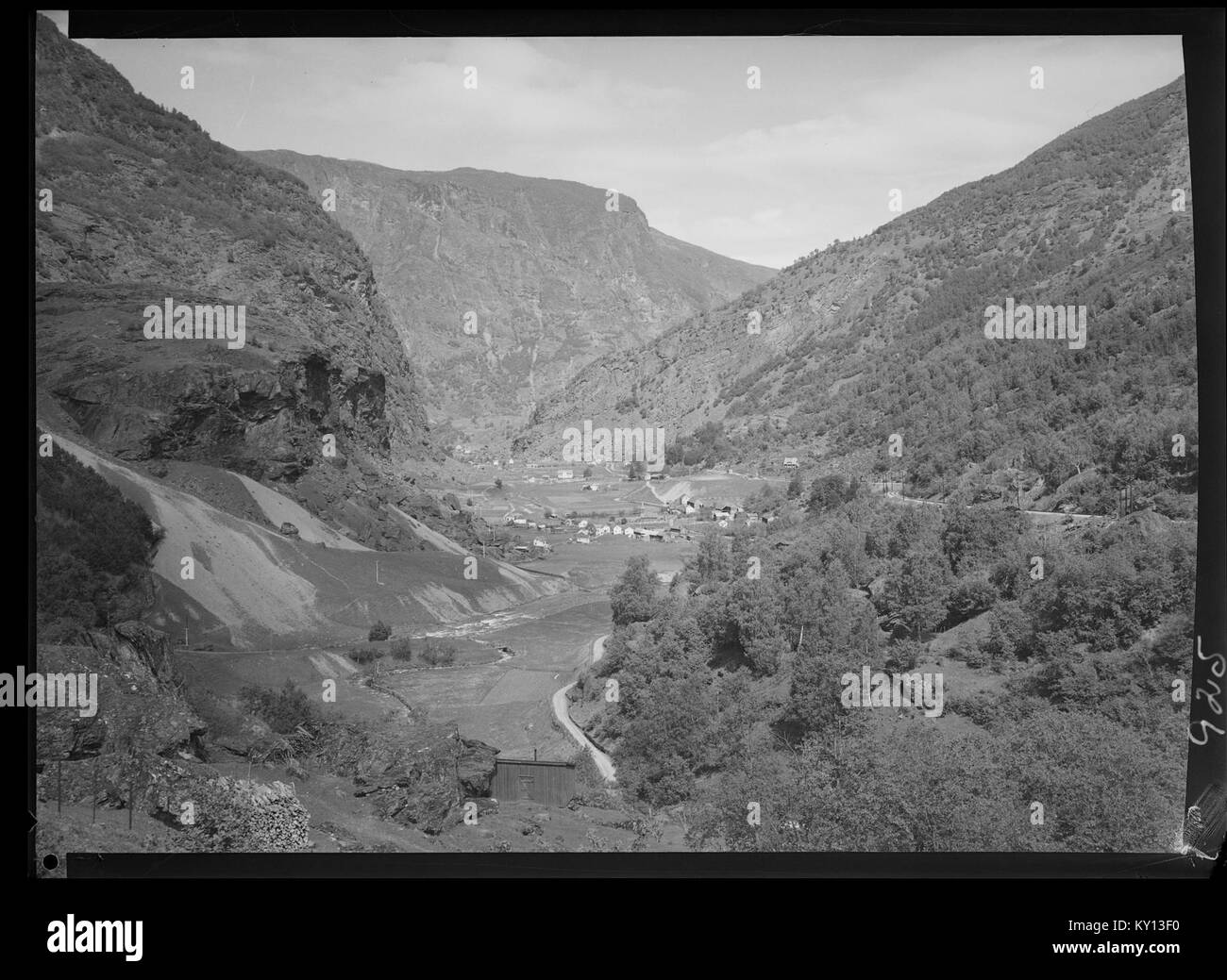 Steep hillsides Black and White Stock Photos & Images - Alamy