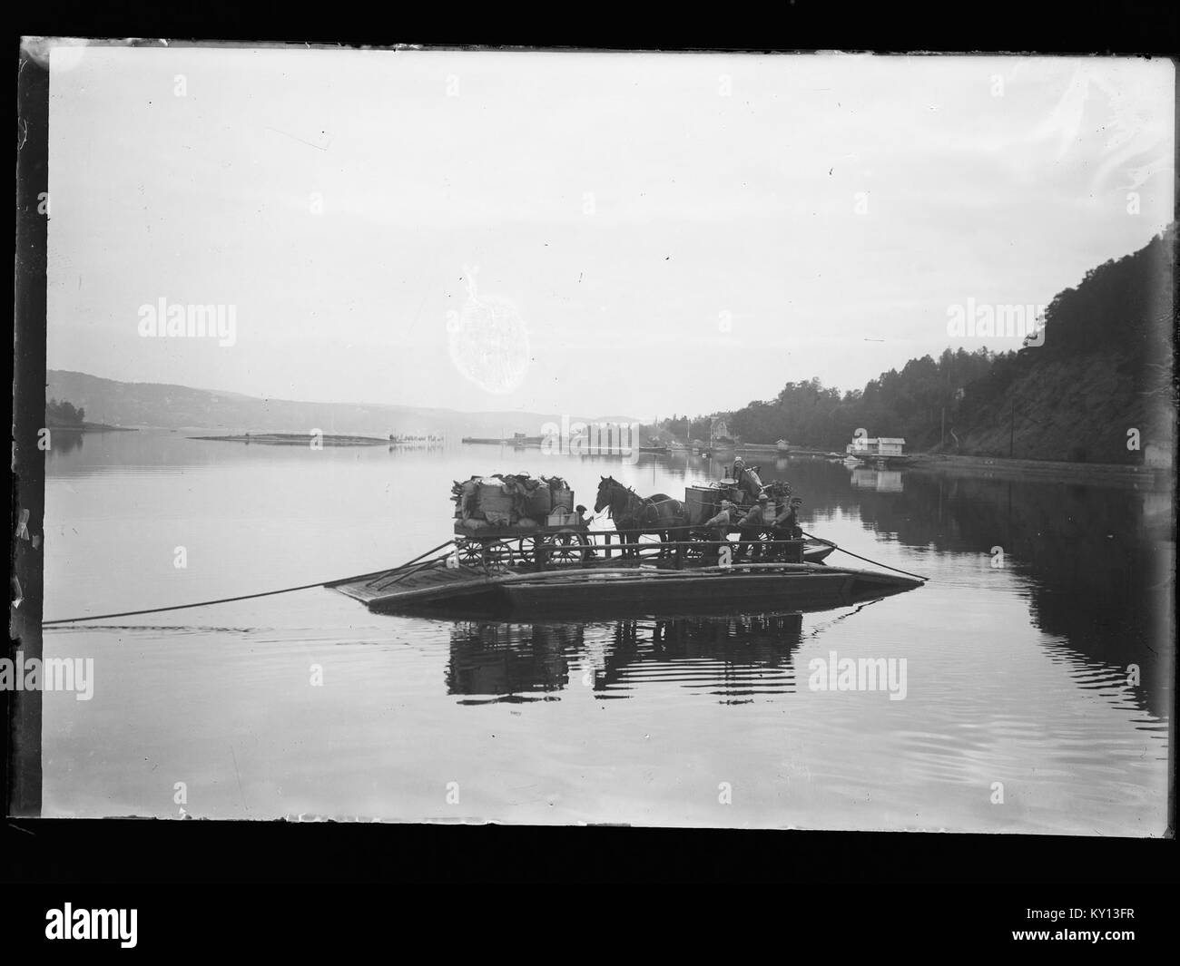 Traditional horse cart in Black and White Stock Photos & Images - Alamy