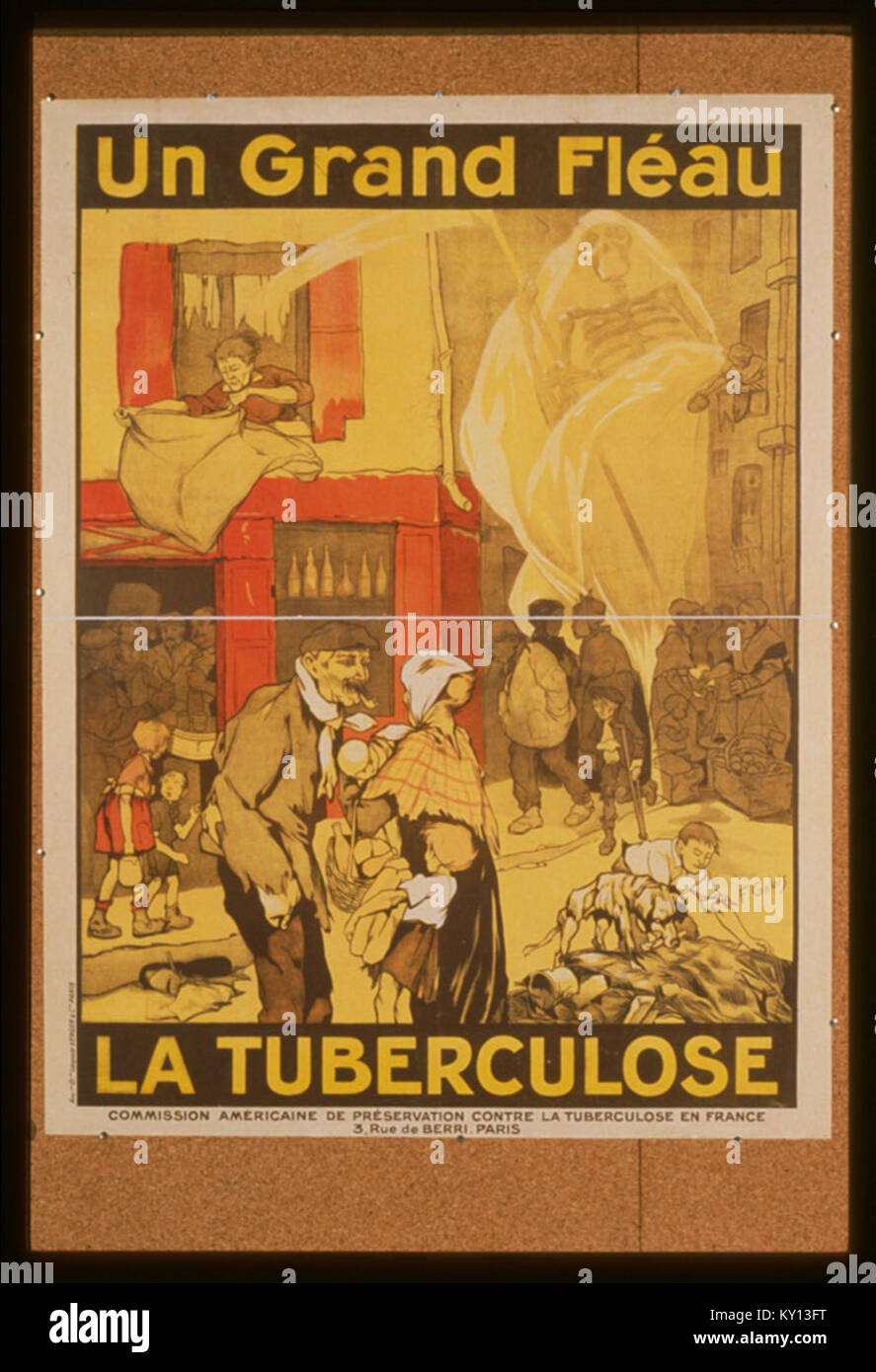 The 'Fléau de la tuberculose' discusses the impact of tuberculosis, a ...