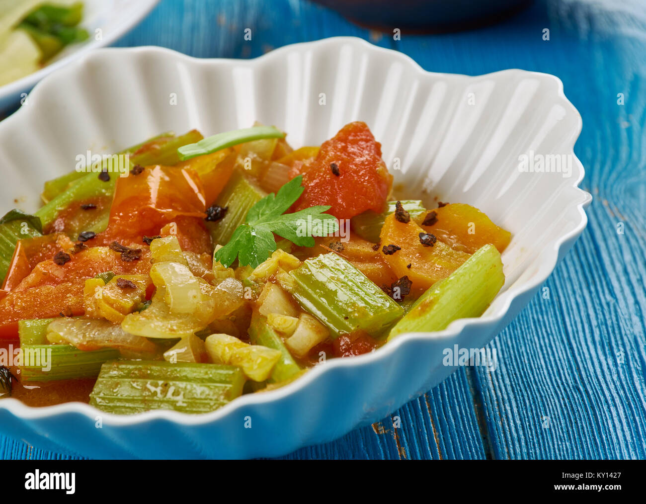 Daraba - vegetable stew, cuisine of Chad, African cuisine Stock Photo ...