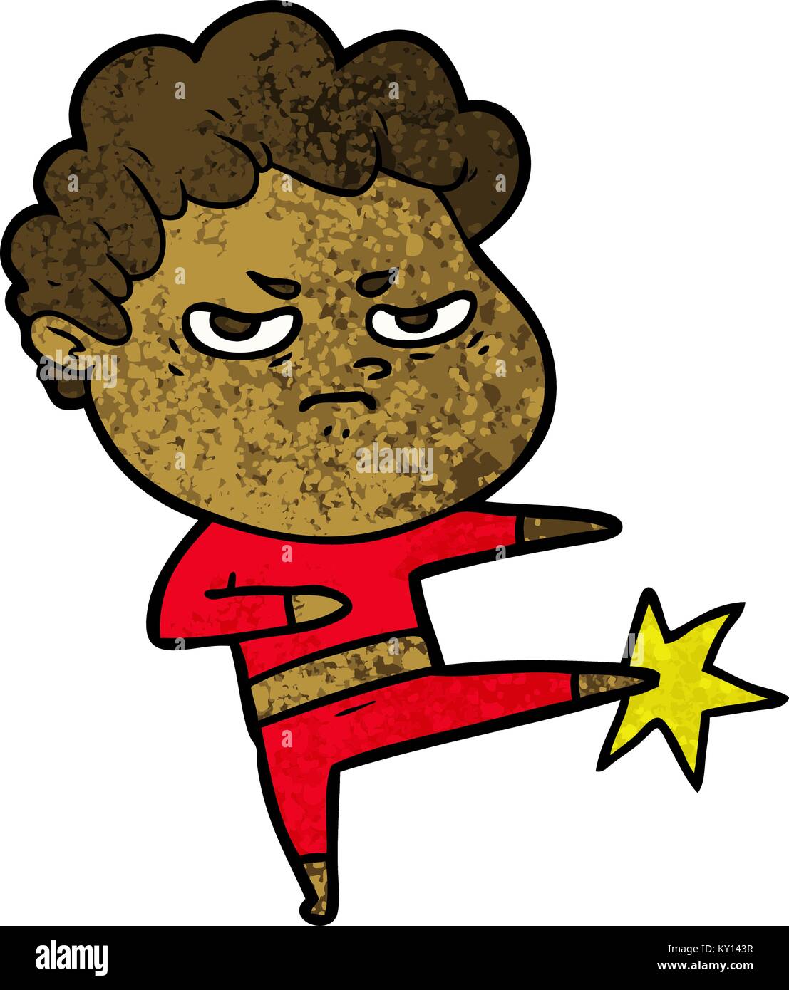 cartoon angry man Stock Vector Image & Art - Alamy