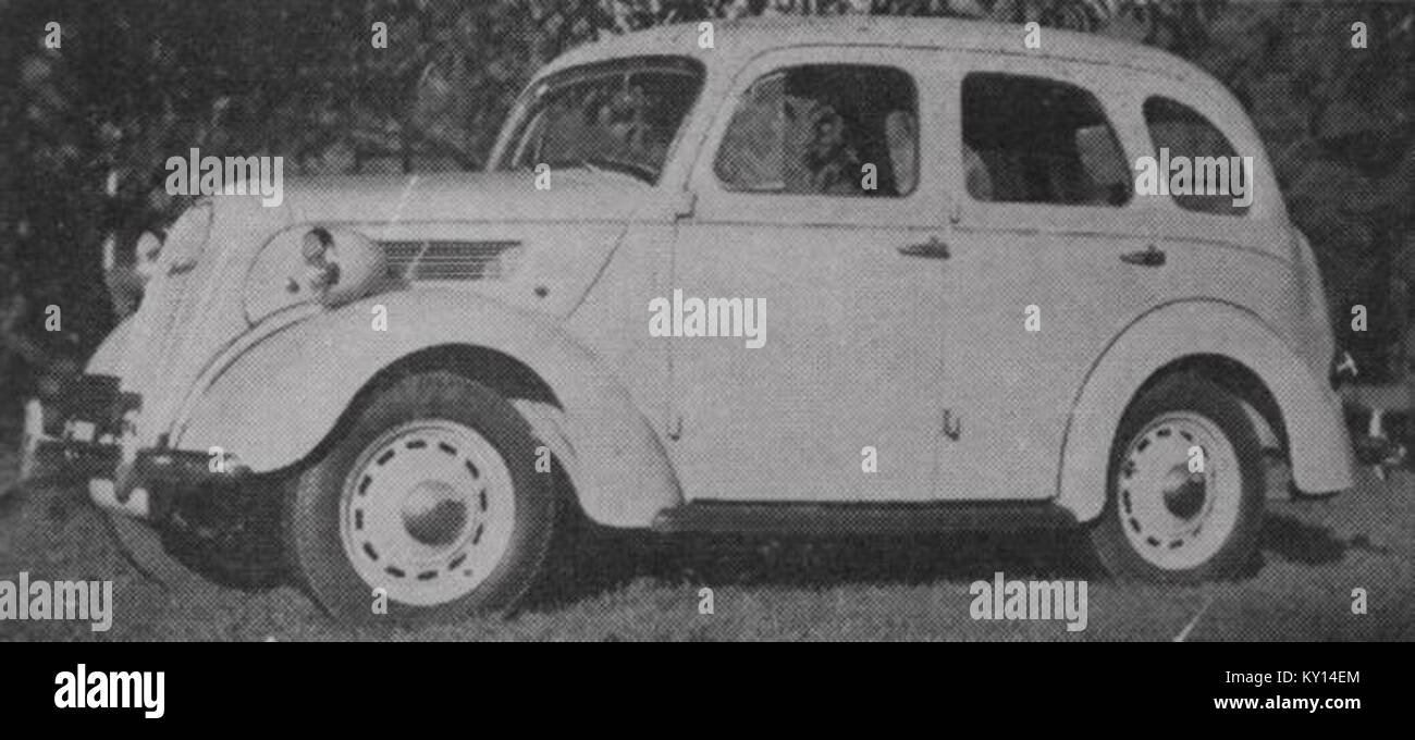 The Ford Anglia 4-Door Sedan (A494A) is a classic British car model ...