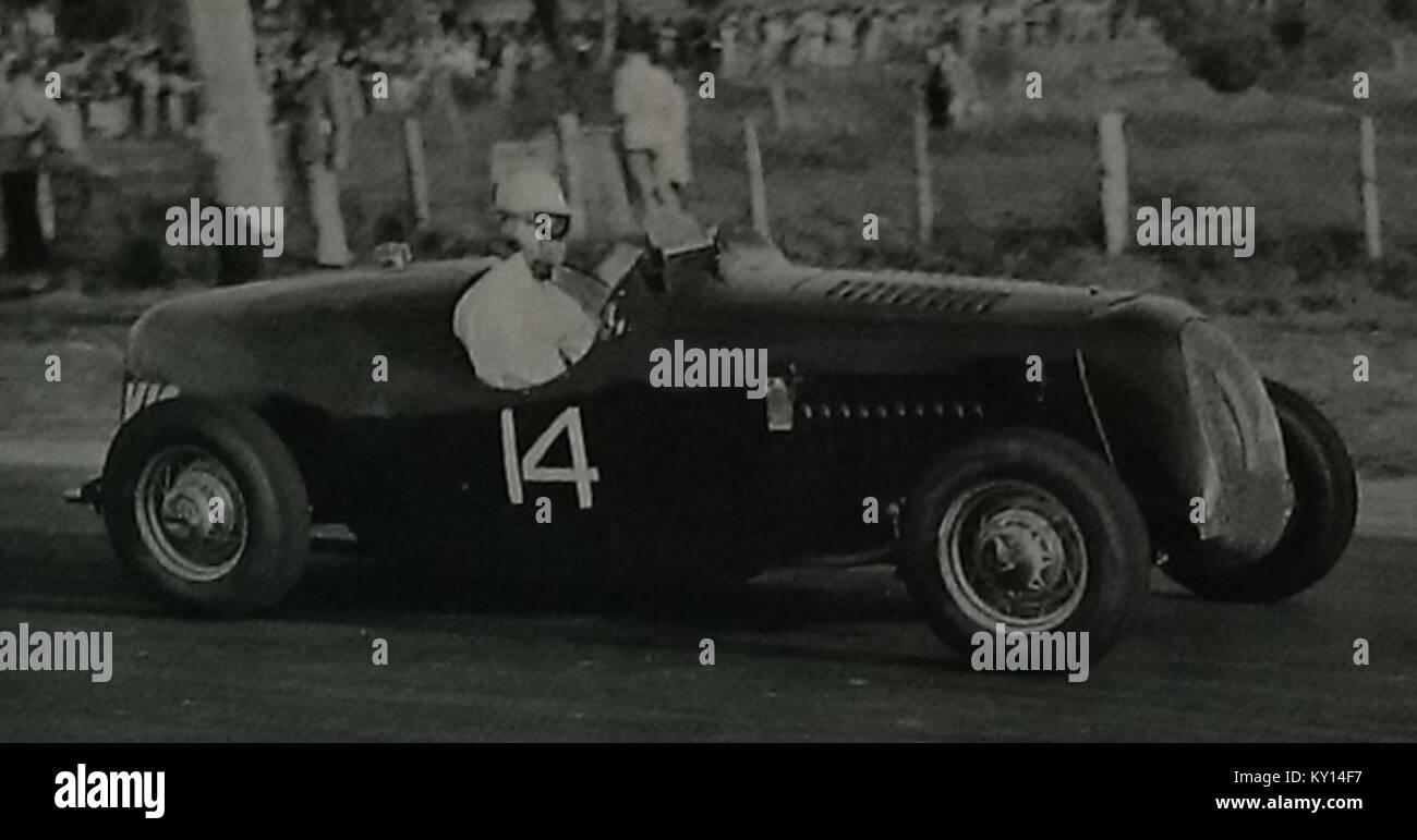 Photograph of the Ford V8 Special driven by Australian racer Doug ...