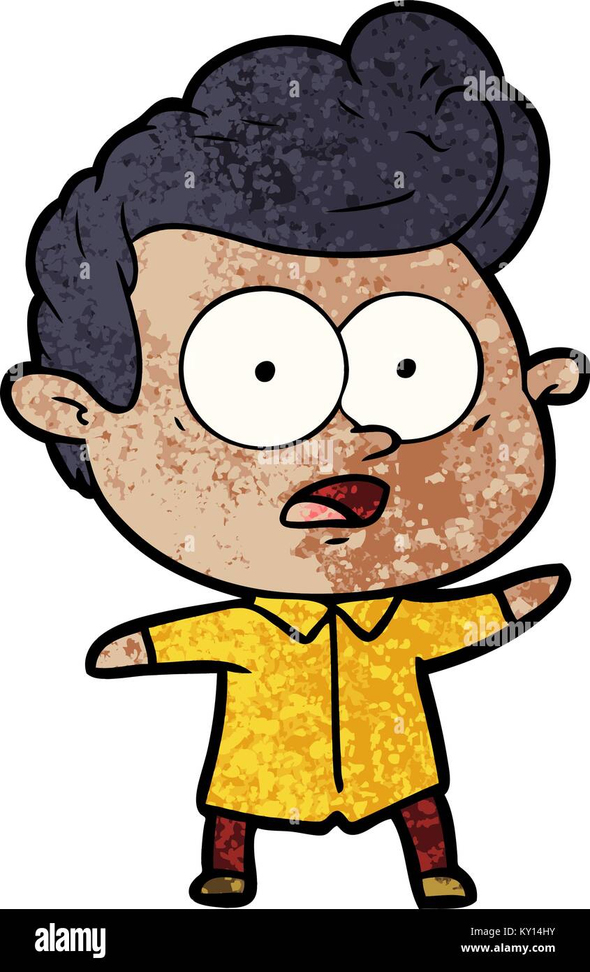 cartoon staring man Stock Vector Image & Art - Alamy