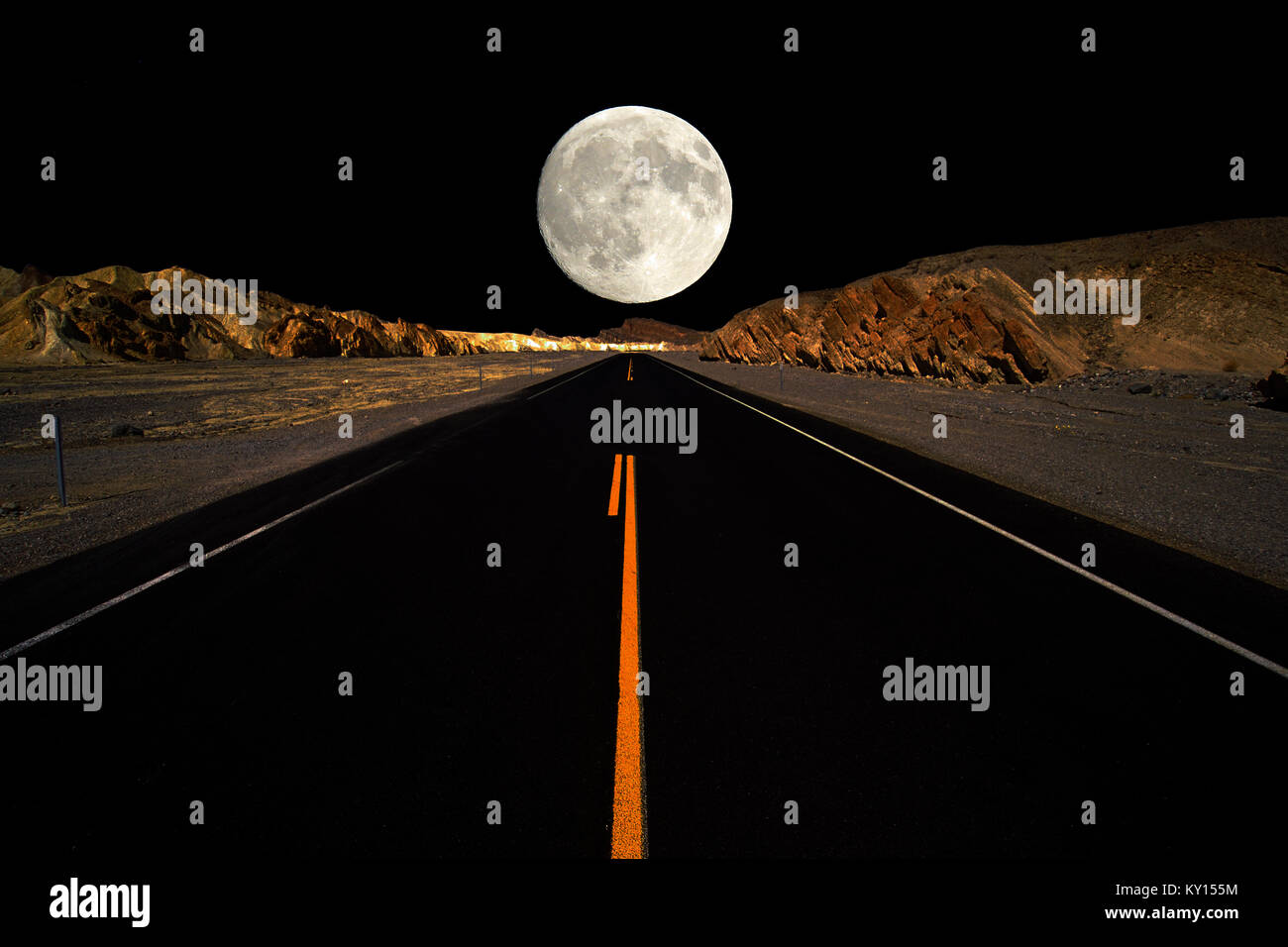 Death and moon valley hi-res stock photography and images - Alamy