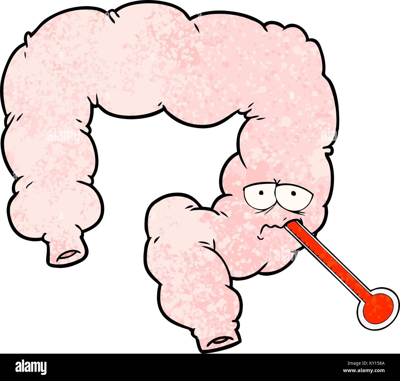 cartoon unhealthy colon Stock Vector Image & Art - Alamy