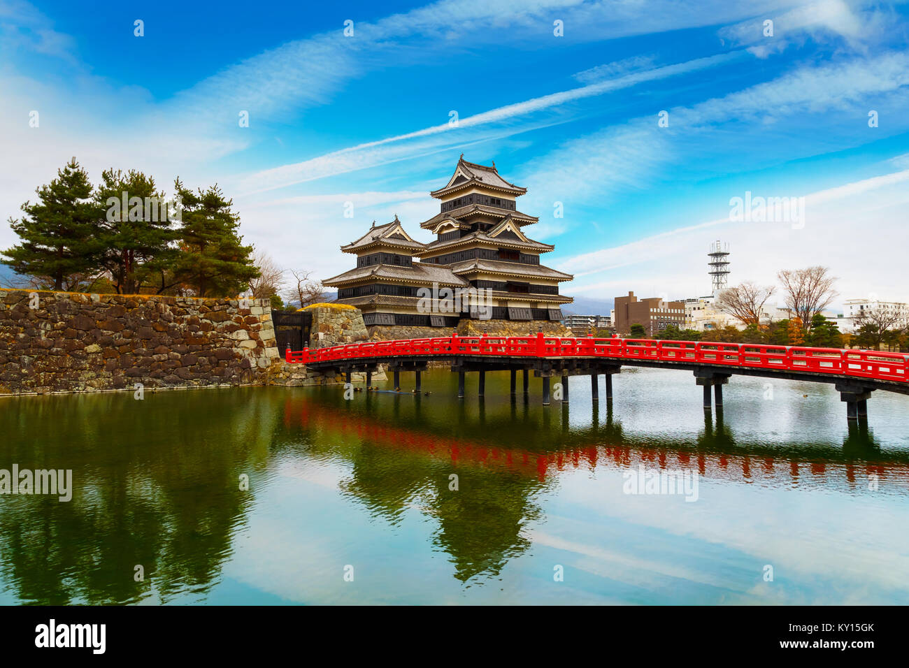 Matsumoto Castle in Matsumoto City, Nagano, Japan MATSUMOTO, JAPAN ...