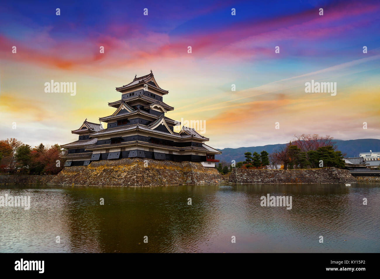 Matsumoto Castle in Matsumoto City, Nagano, Japan MATSUMOTO, JAPAN ...