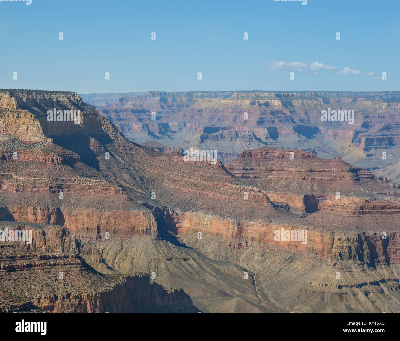 Beautiful views of Grand Canyon, South Rim, Arizona, the USA Stock ...