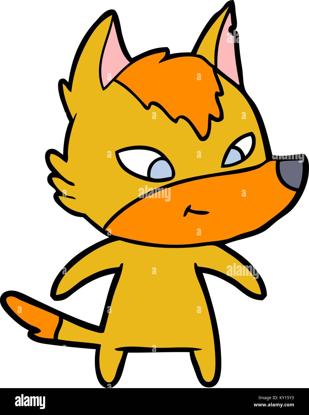 fox cartoon character Stock Vector Image & Art - Alamy