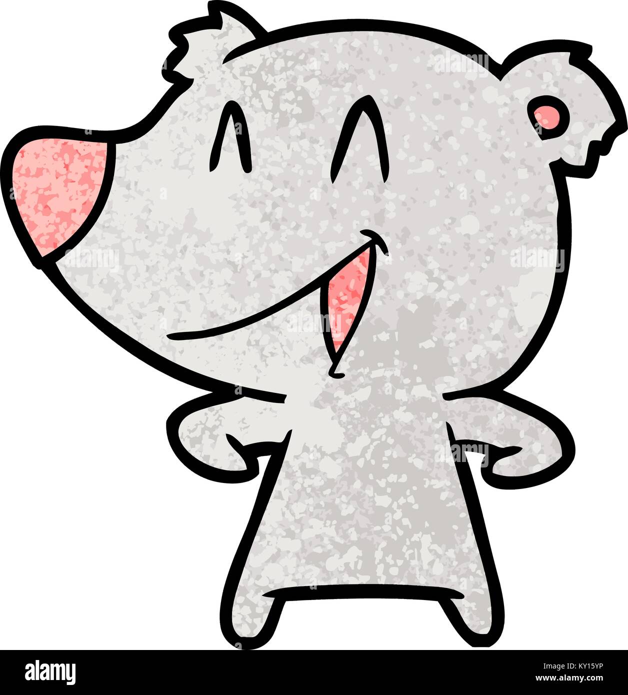 laughing bear cartoon Stock Vector Image & Art - Alamy