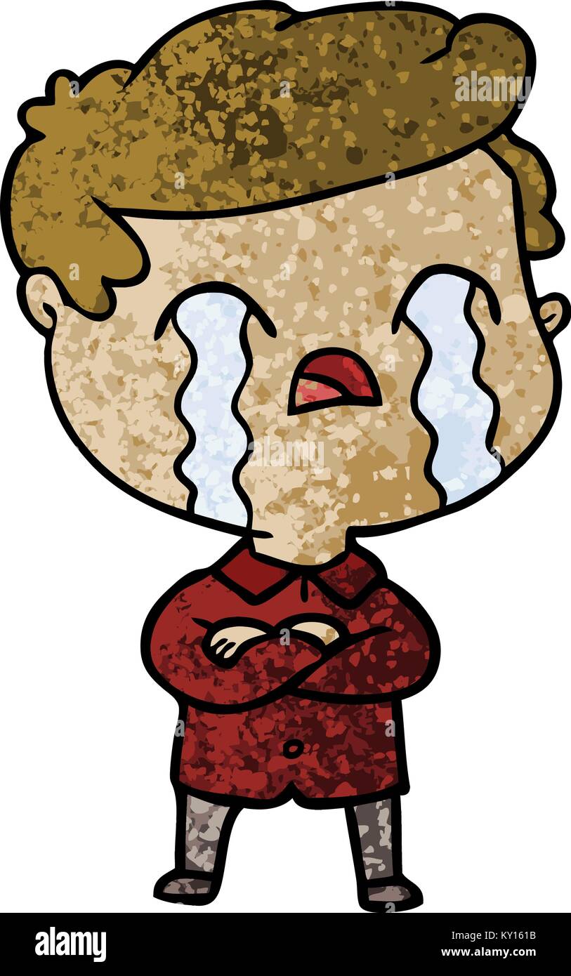 cartoon man crying Stock Vector Image & Art - Alamy